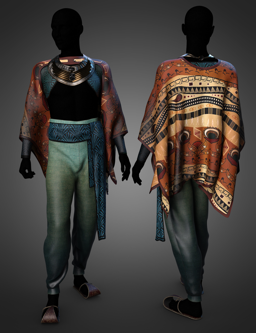 dForce Curse of Kings Outfit Textures | Daz 3D