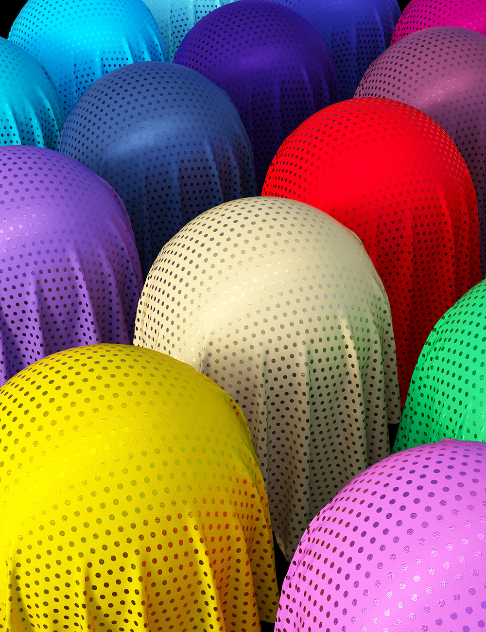 Polka Dot Satin Fabric Iray Shaders | Daz 3D Polka Dot Satin Fabric Iray Shaders | Daz 3D