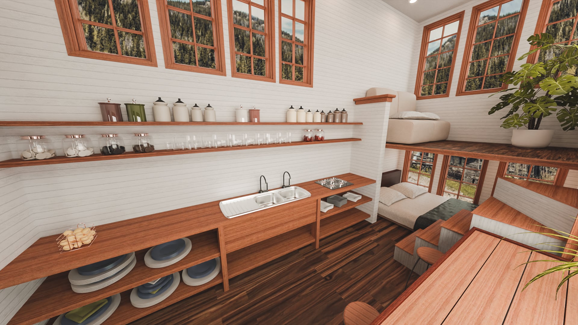 Forest Tiny House | Daz 3D