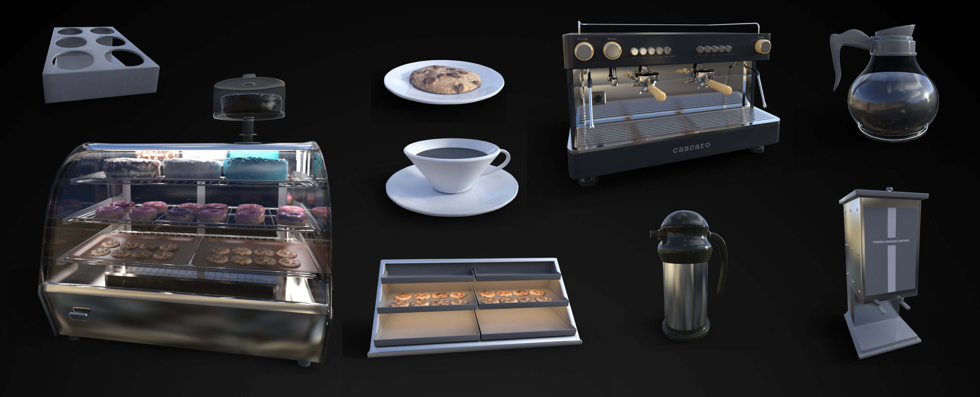 FG Modern Coffee | Daz 3D