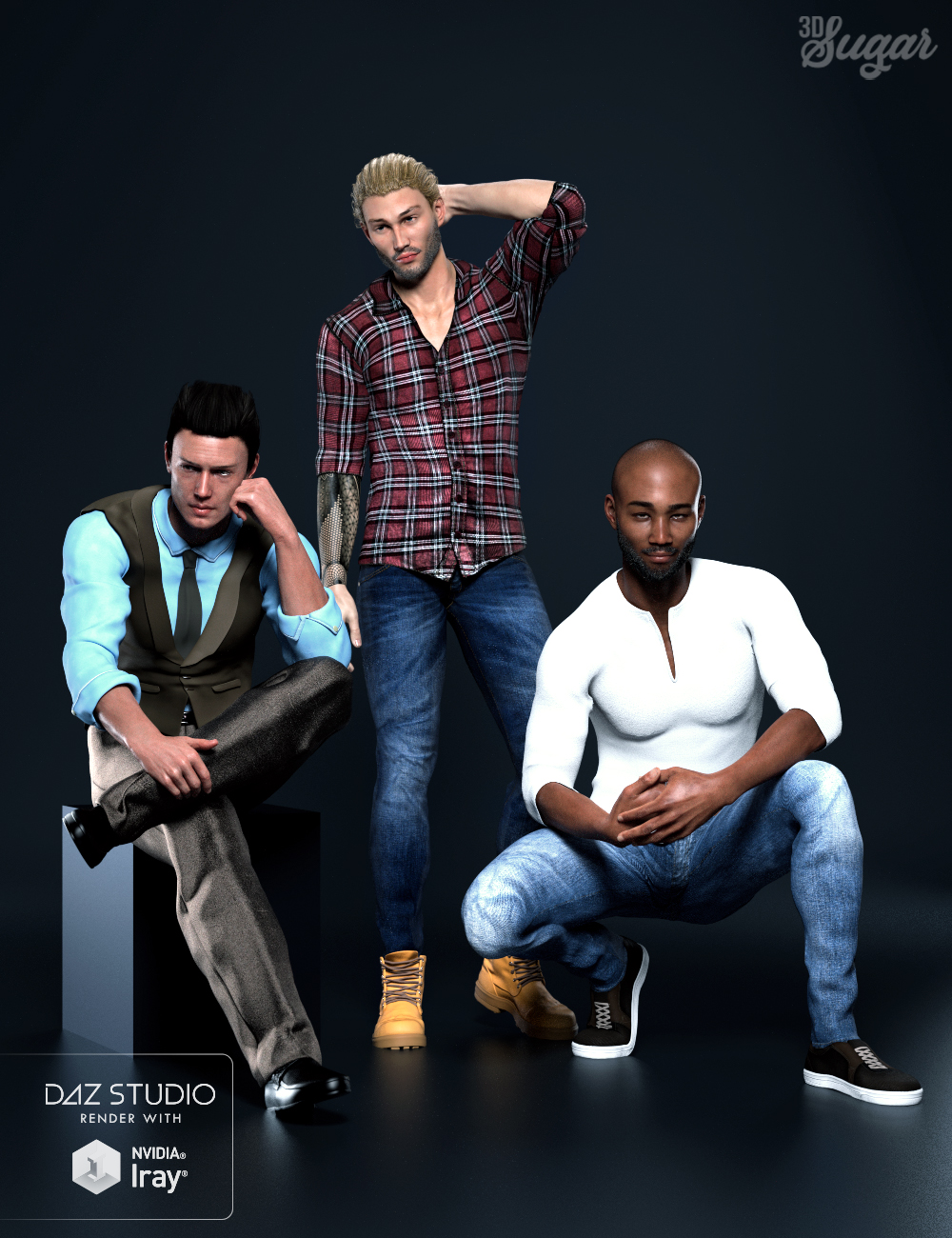 The Stache Picks Bundle | Daz 3D