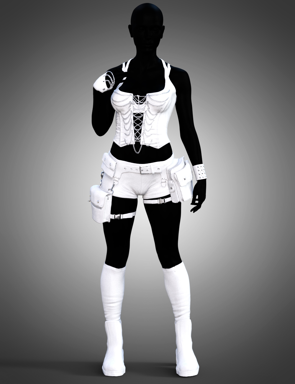 Rebel Outfit for Genesis 8 Females Bundle | Daz 3D