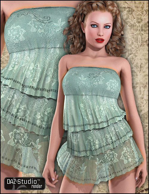Ruffle Top Textures | Daz 3D