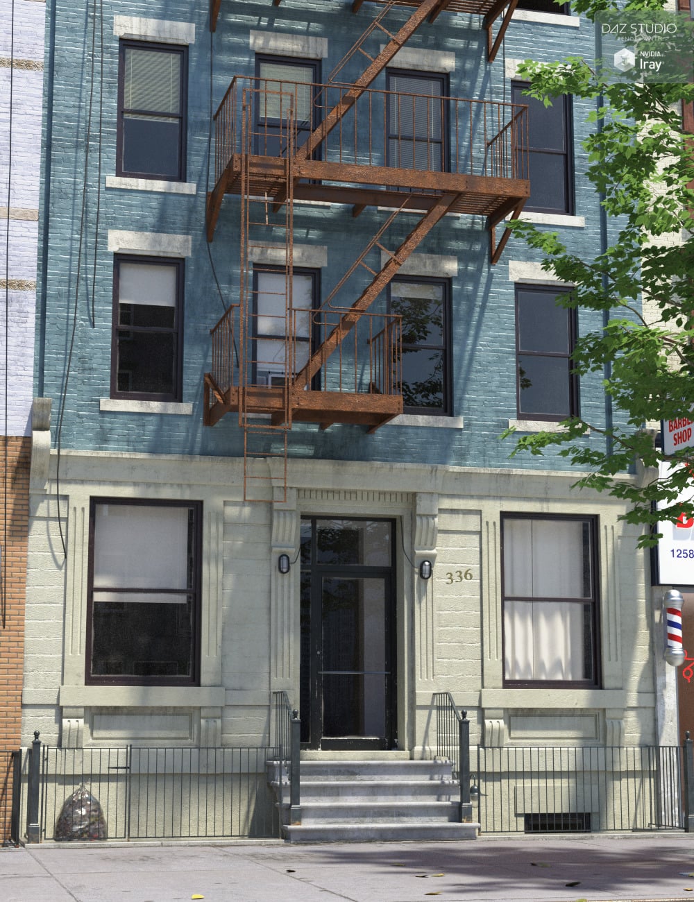 New York Tenements | Daz 3D