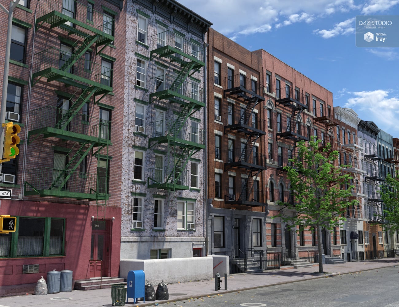 New York Tenements | Daz 3D