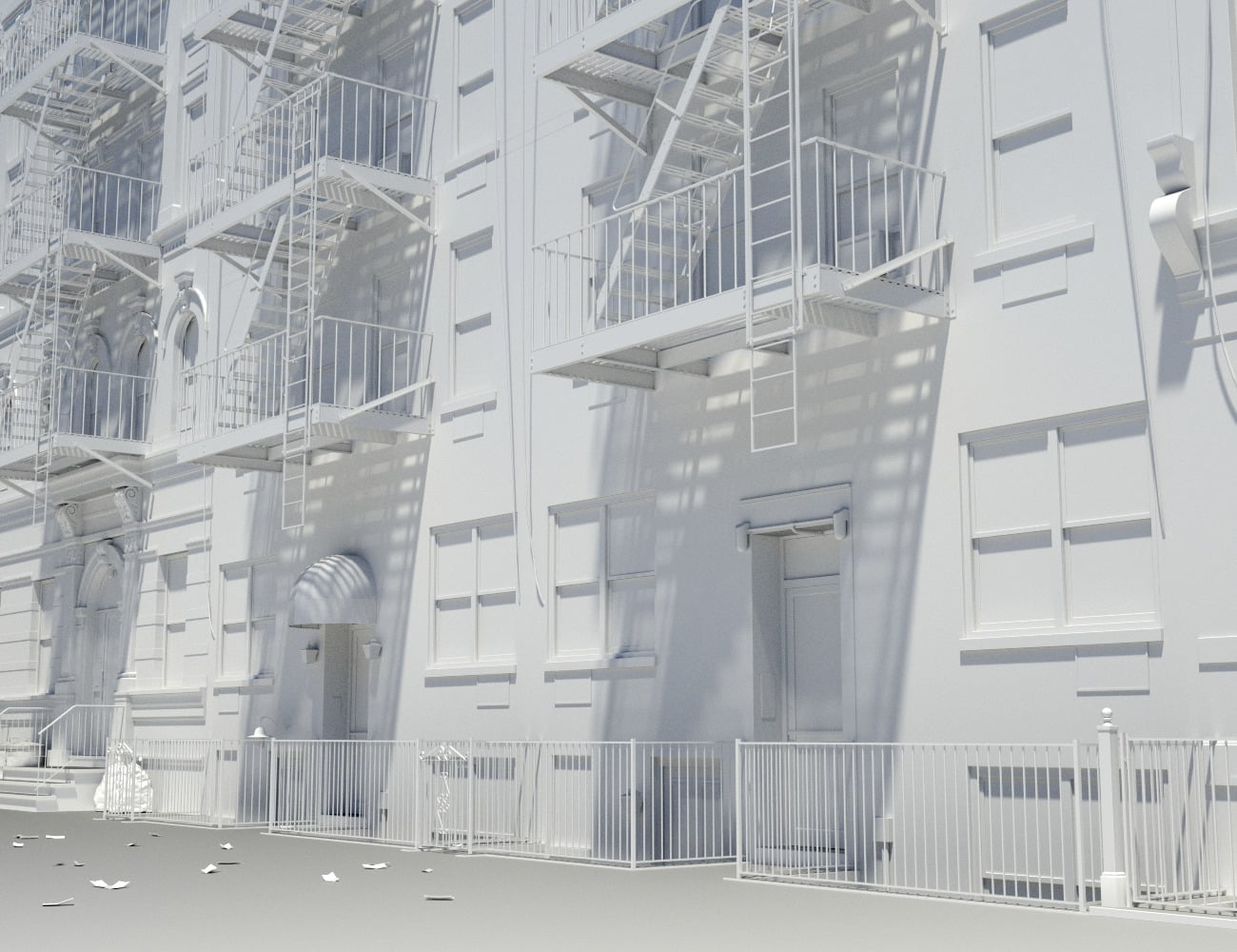 New York Tenements | Daz 3D