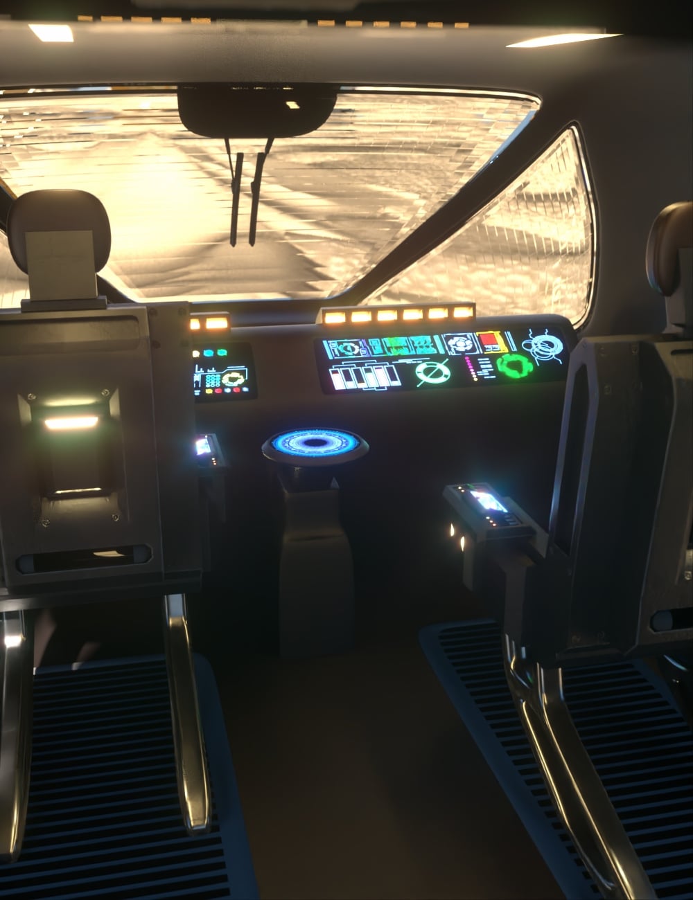 The Hammerhead X7A Explorer Starship | Daz 3D