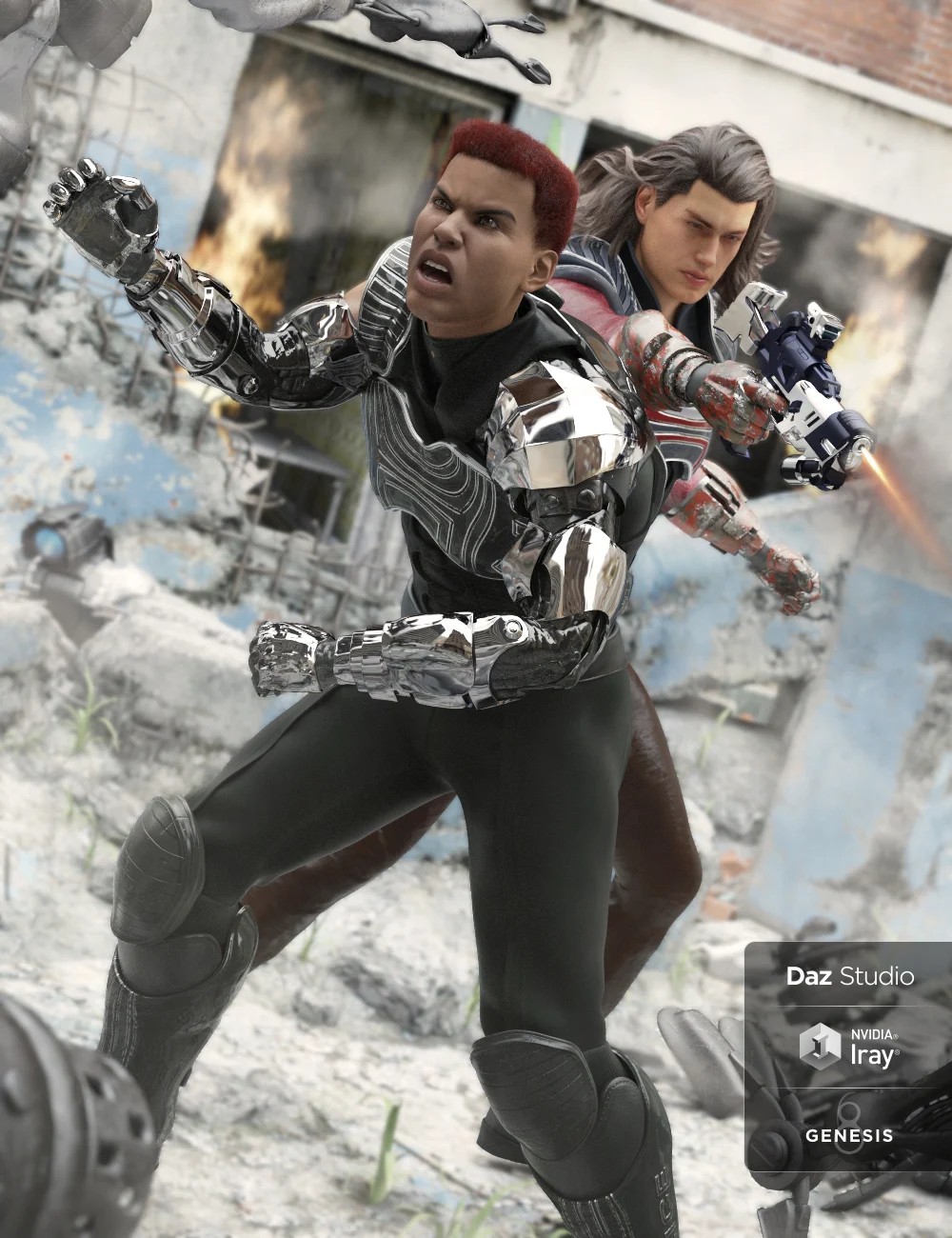 Niko 8 Supercharged Cyber Bundle | Daz 3D