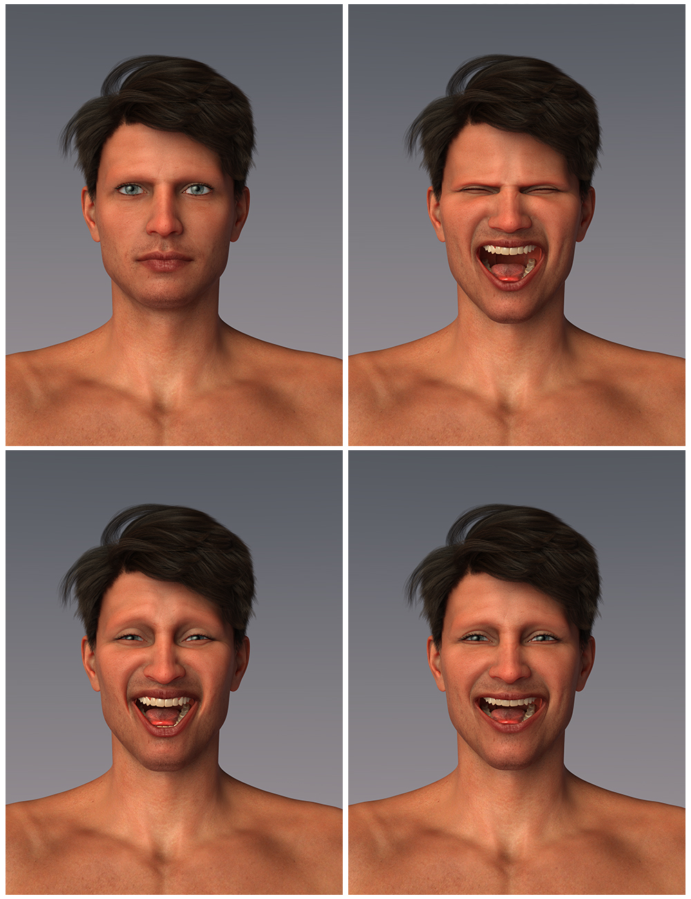IGD Emotive Series: Laughing Poses for Genesis 8 | Daz 3D