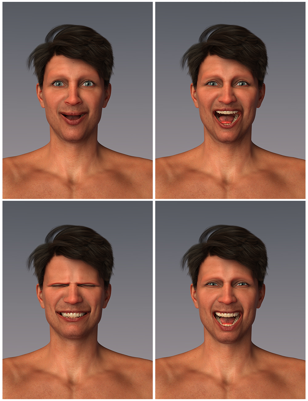IGD Emotive Series: Laughing Poses for Genesis 8 | Daz 3D