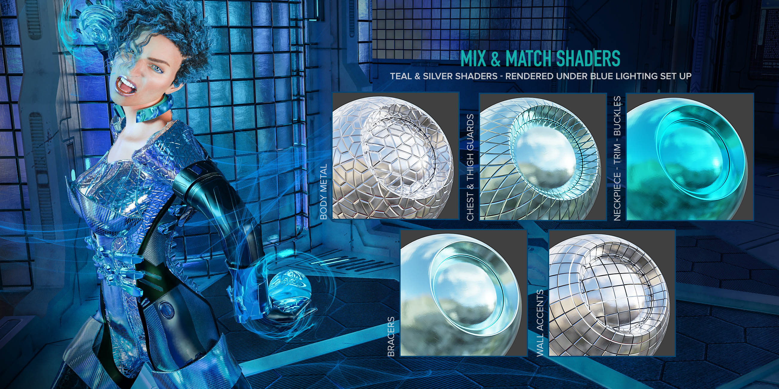 Ultra Shaders: Sci Fi Shaders | Daz 3D