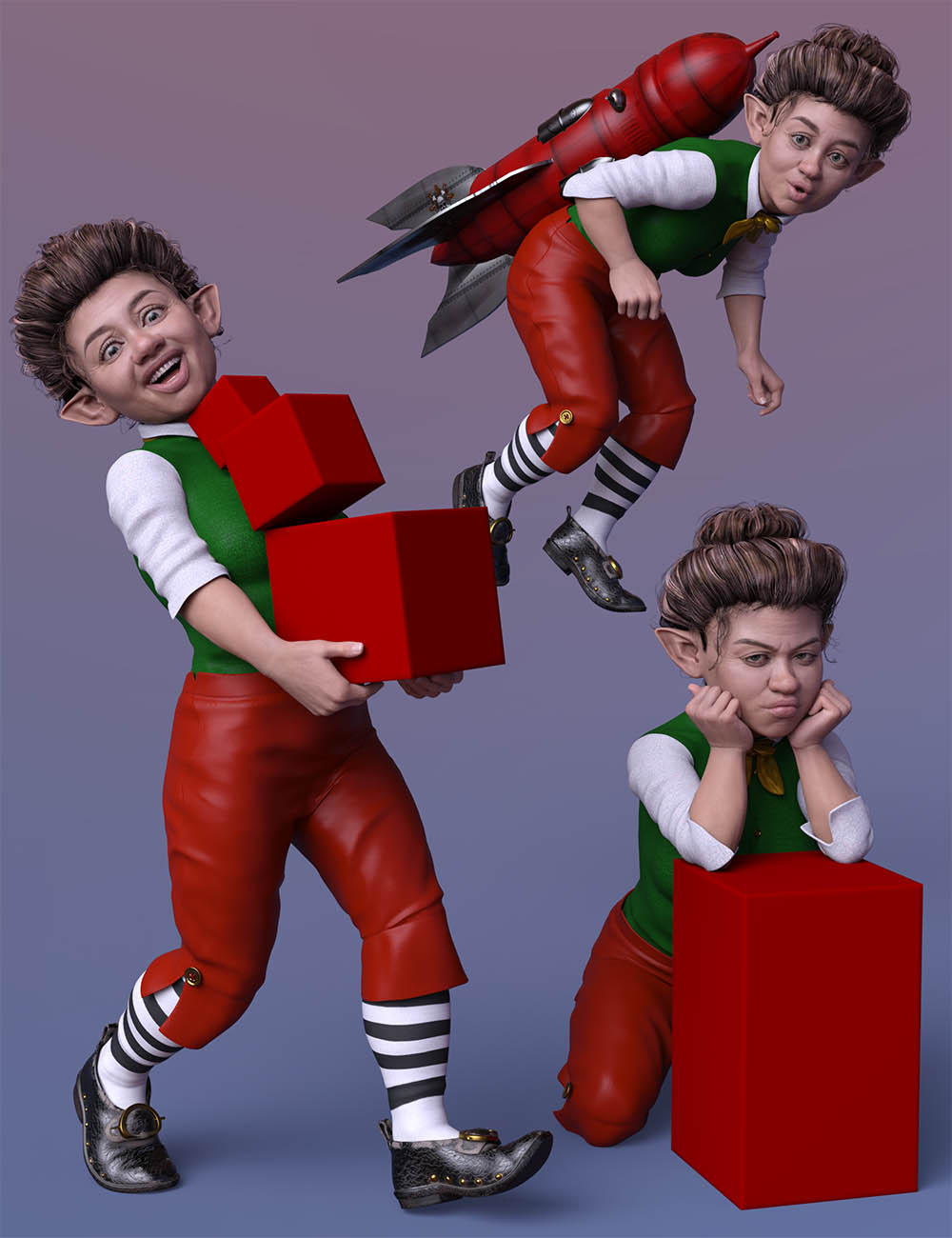 Topsy 8 Merry and Bright Bundle | Daz 3D
