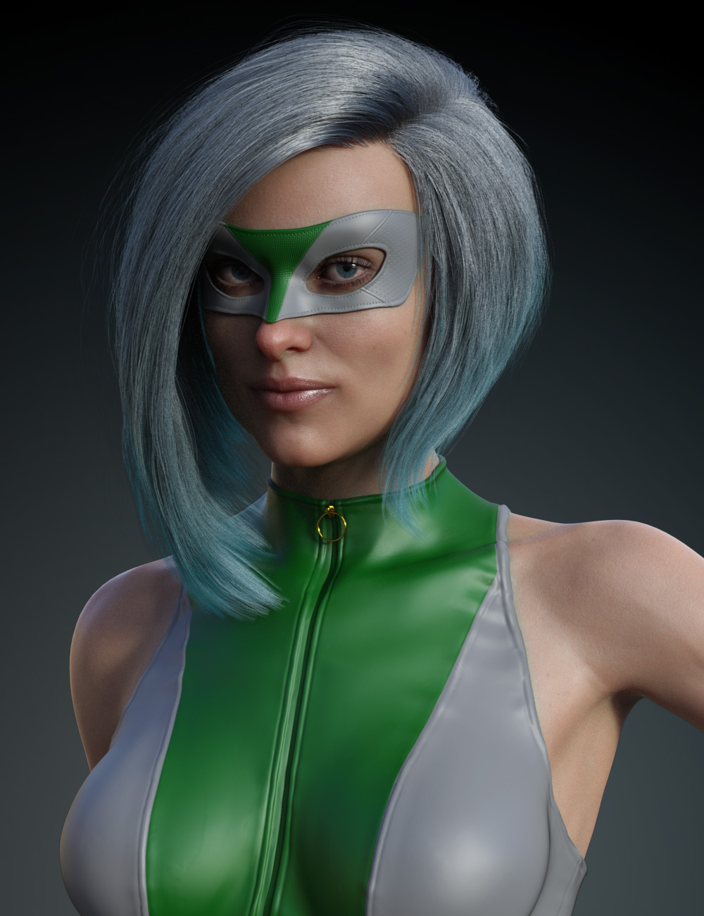Super Hero Masks for Genesis 8 Females | Daz 3D