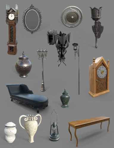FG Gothic Props | Daz 3D
