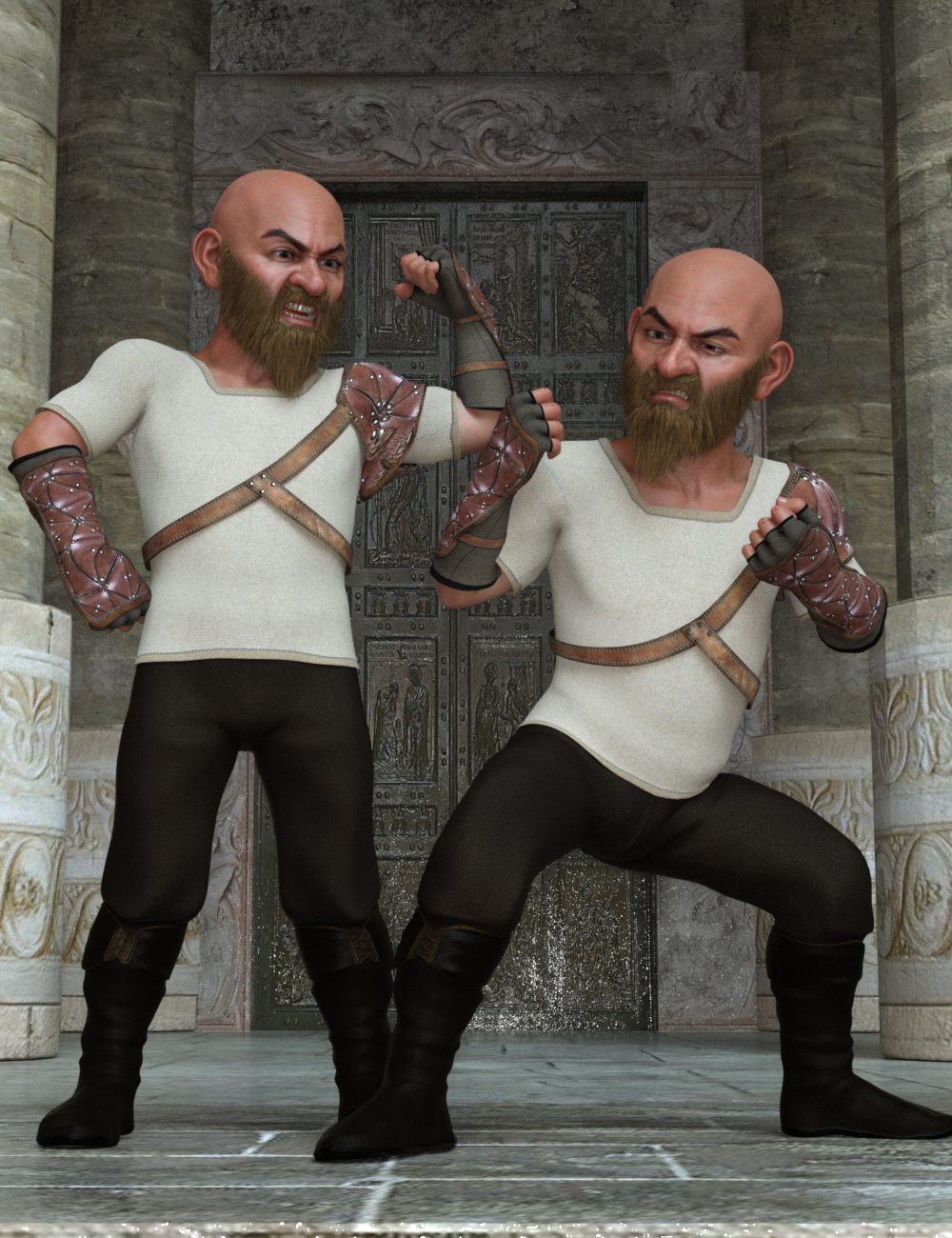 Dwarf Life Poses for Drutherson 8 | Daz 3D