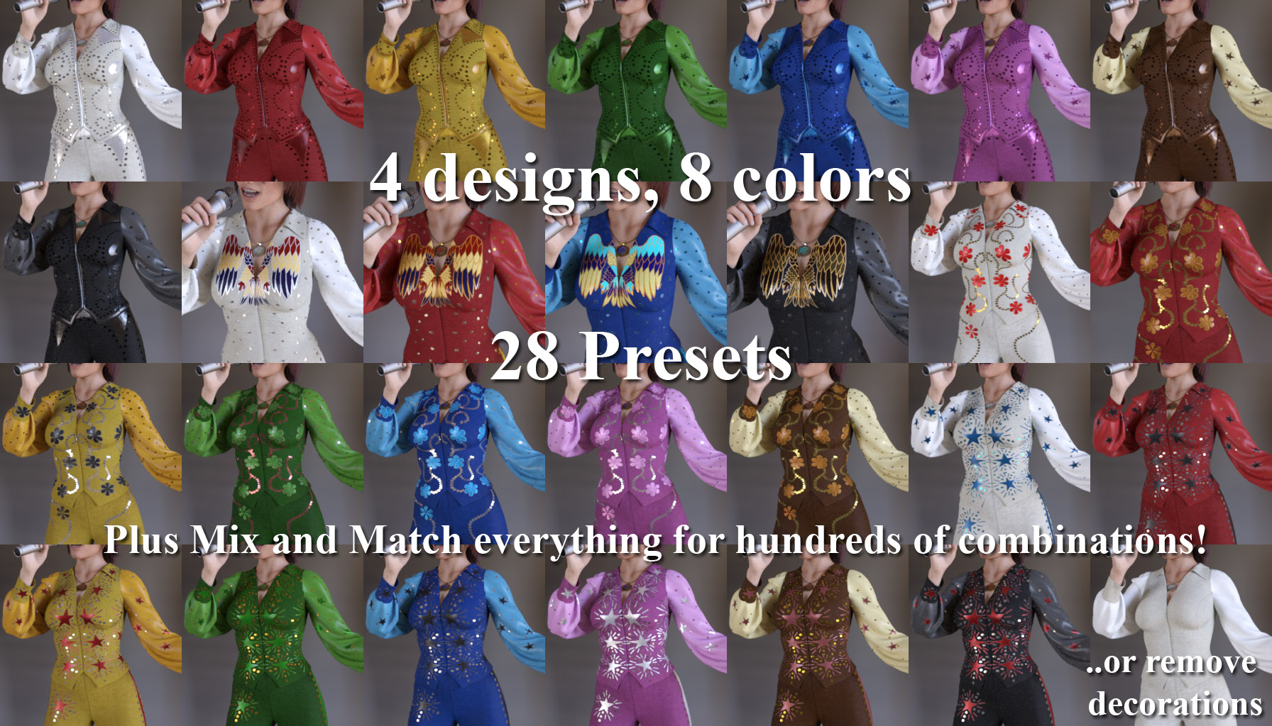 dForce Becs Stage Outfit for Genesis 8 Females | Daz 3D