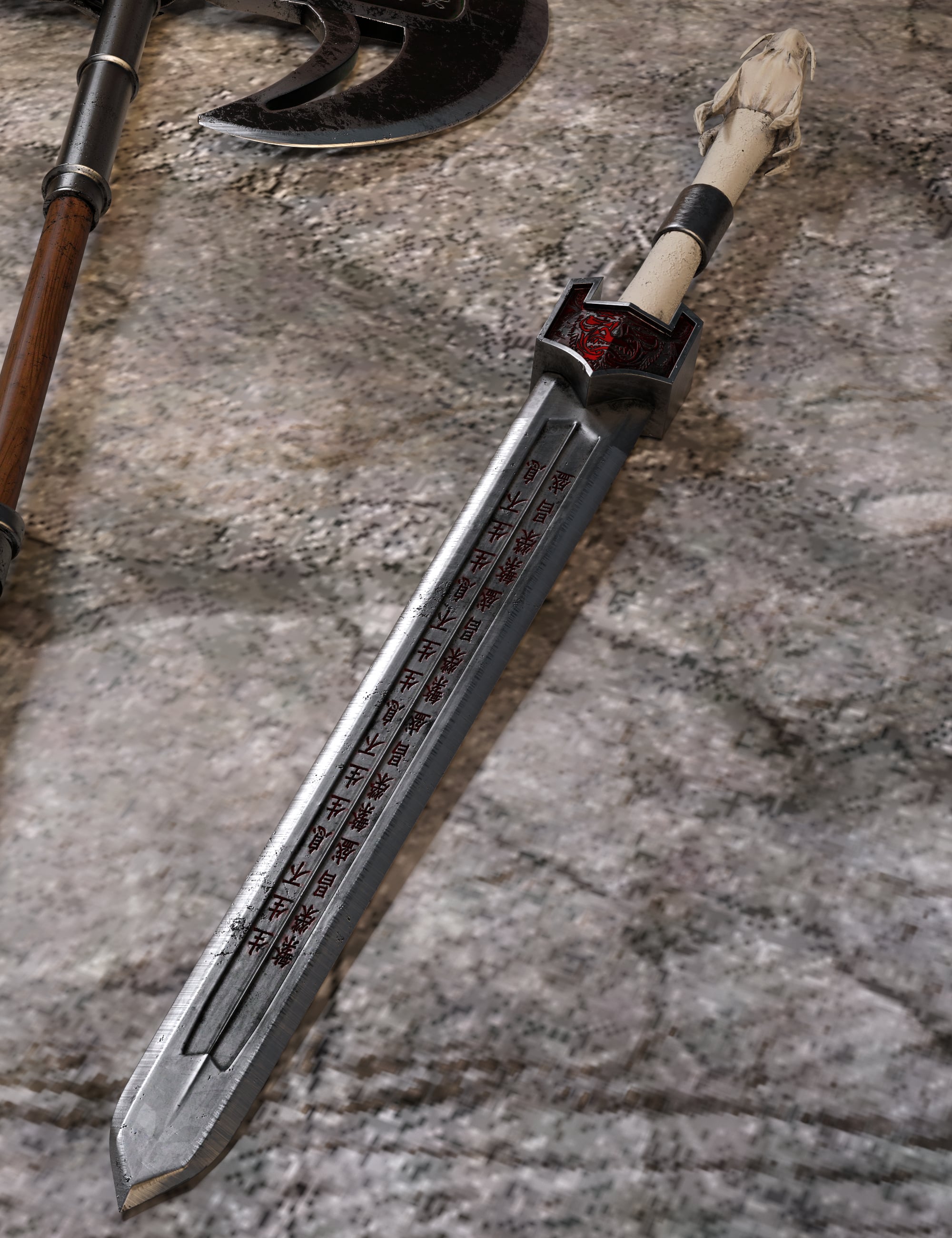 Hidden Warrior Weapons Collection | Daz 3D