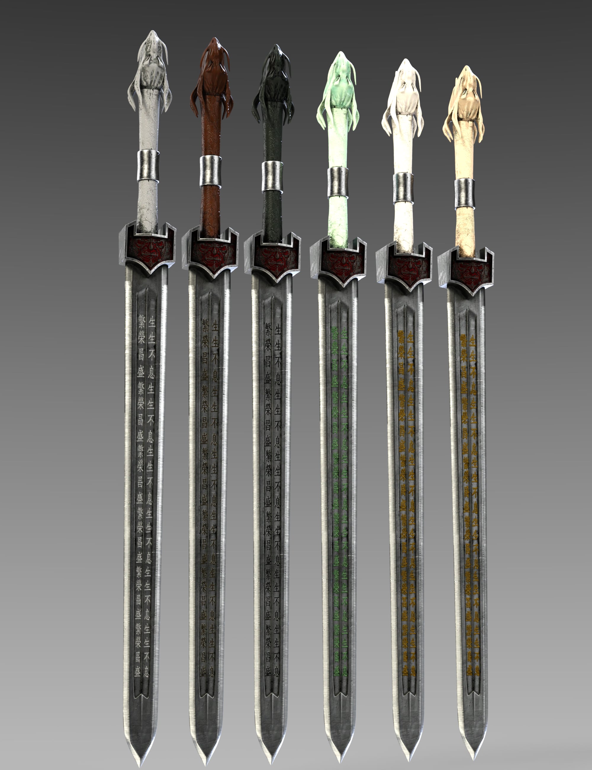 Hidden Warrior Weapons Collection | Daz 3D