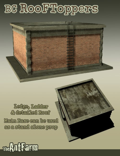 BC RoofTopper Bundle | Daz 3D