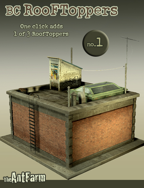 BC RoofTopper Bundle | Daz 3D