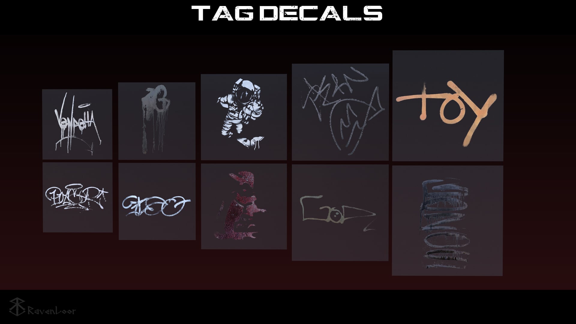 RL Graffiti Tags | Daz 3D