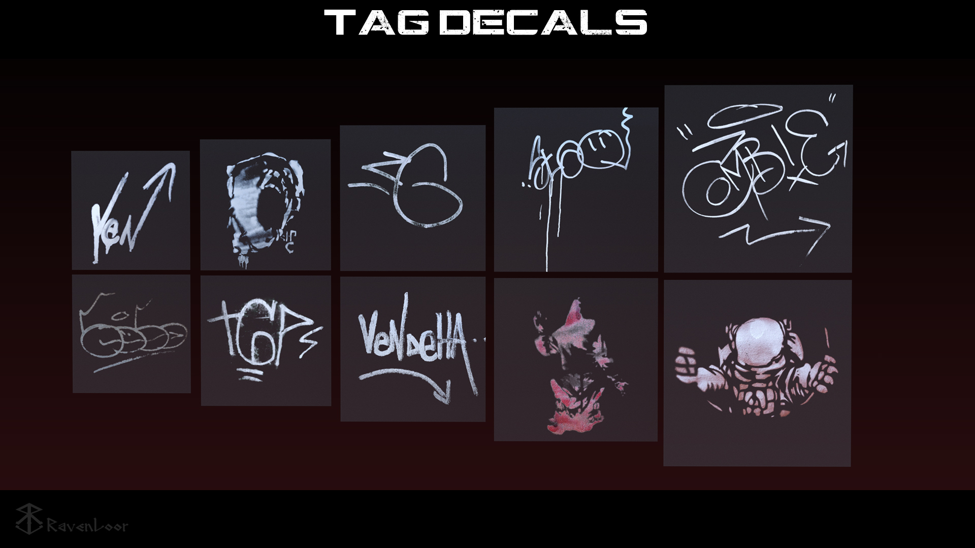 RL Graffiti Tags | Daz 3D