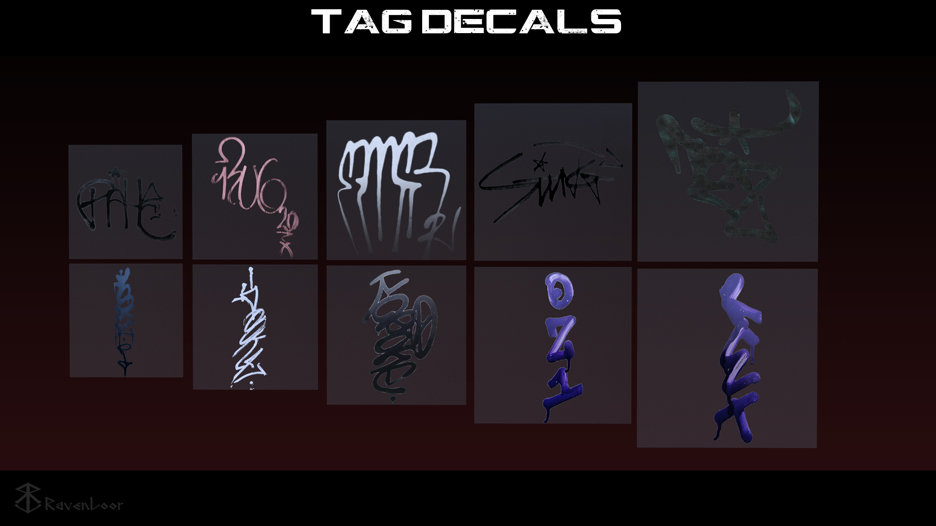 RL Graffiti Tags | Daz 3D
