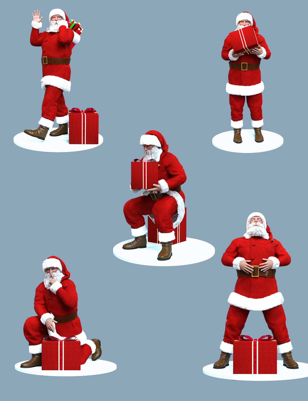 Noel Poses for Genesis 8 Male | Daz 3D