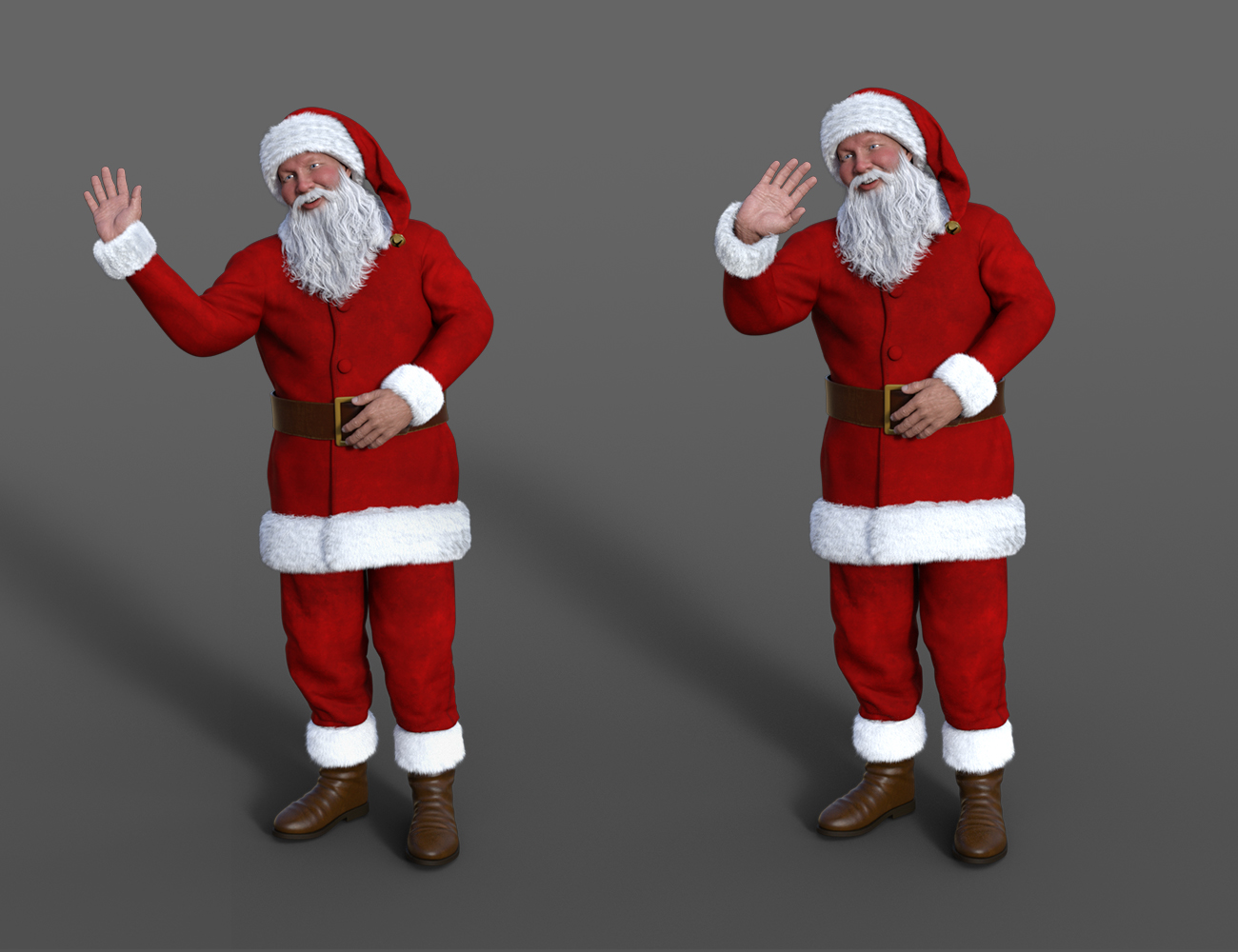 Santa Laughing Animation for Genesis 8 Males | Daz 3D