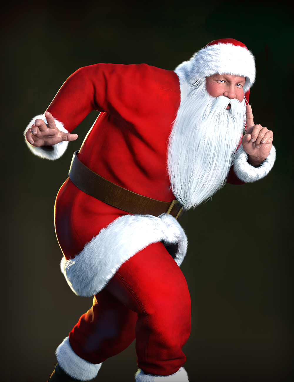 Santa Laughing Animation for Genesis 8 Males | Daz 3D
