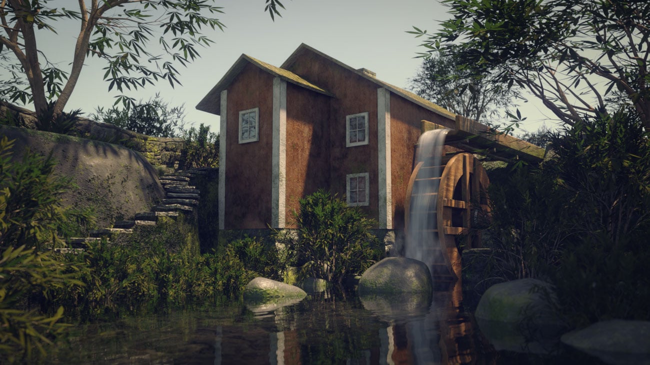 The Water Mill House | Daz 3D