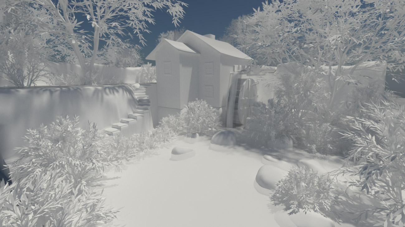 The Water Mill House | Daz 3D