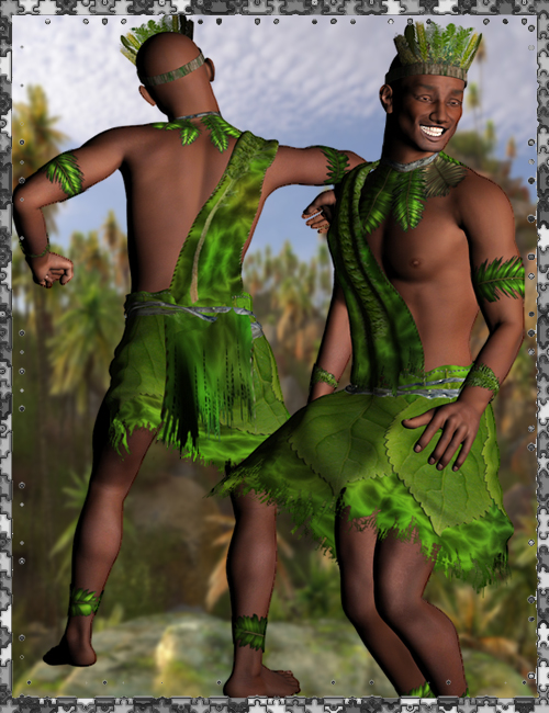 Totally Wild for Zareb Tribal Clothing | Daz 3D