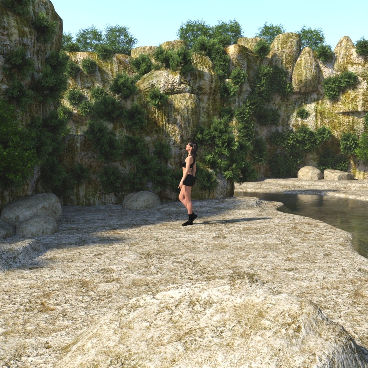 The Fantastic Cliff | Daz 3D
