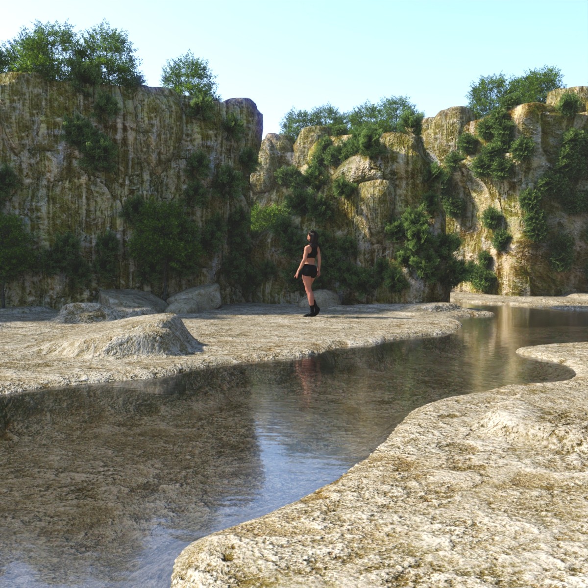 The Fantastic Cliff | Daz 3D