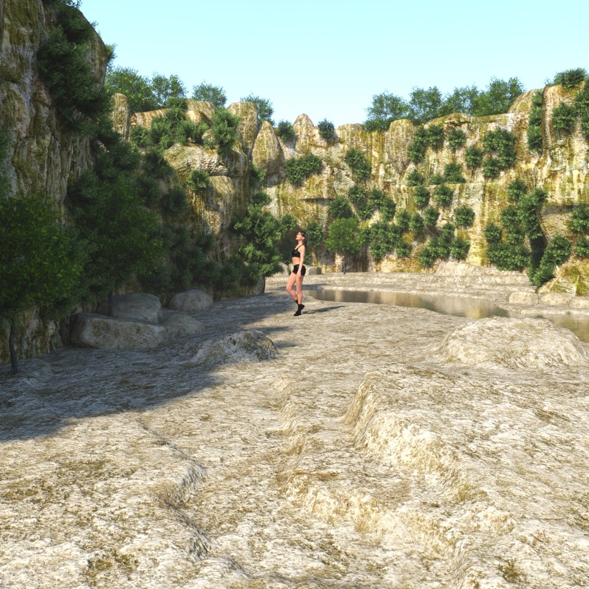 The Fantastic Cliff | Daz 3D