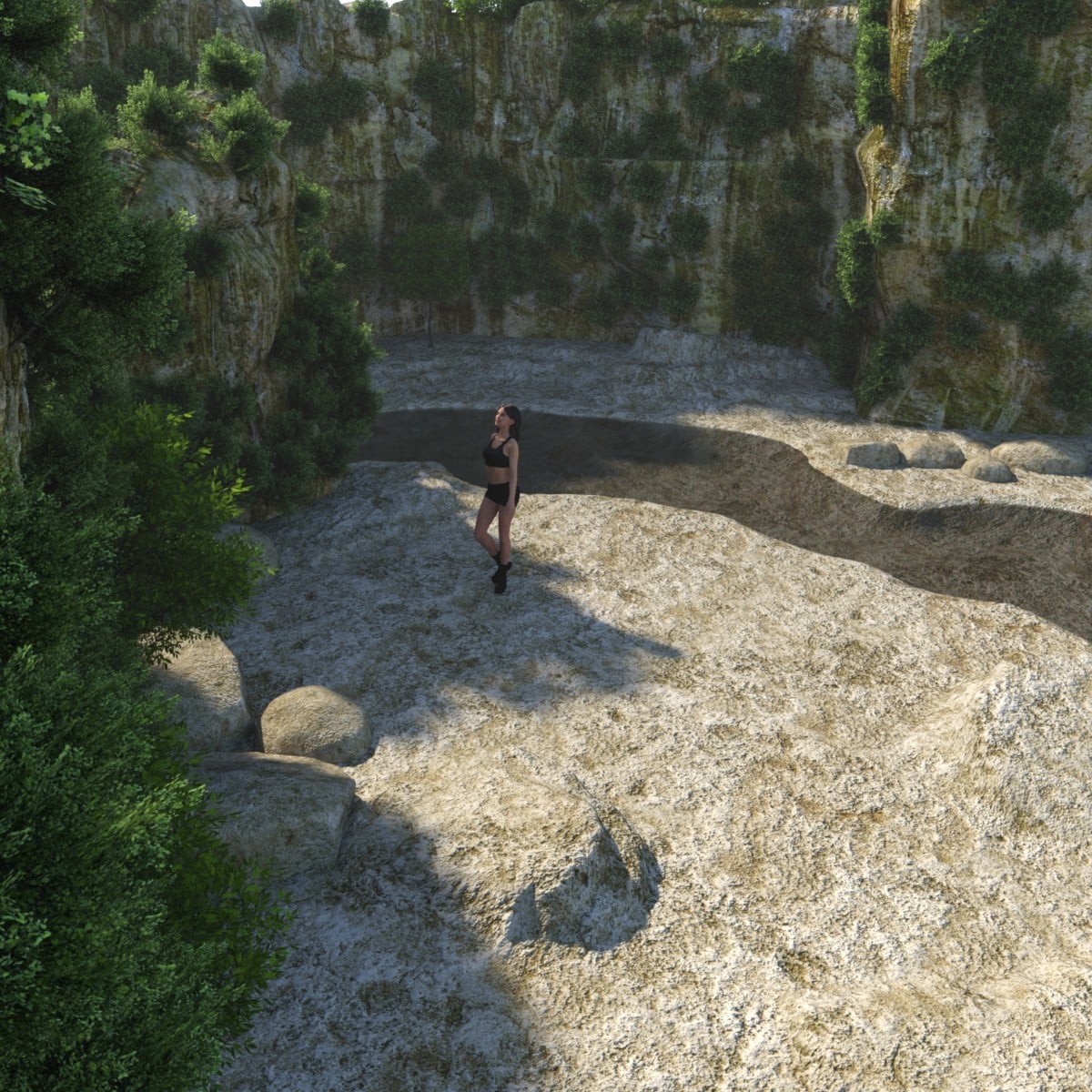 The Fantastic Cliff | Daz 3D