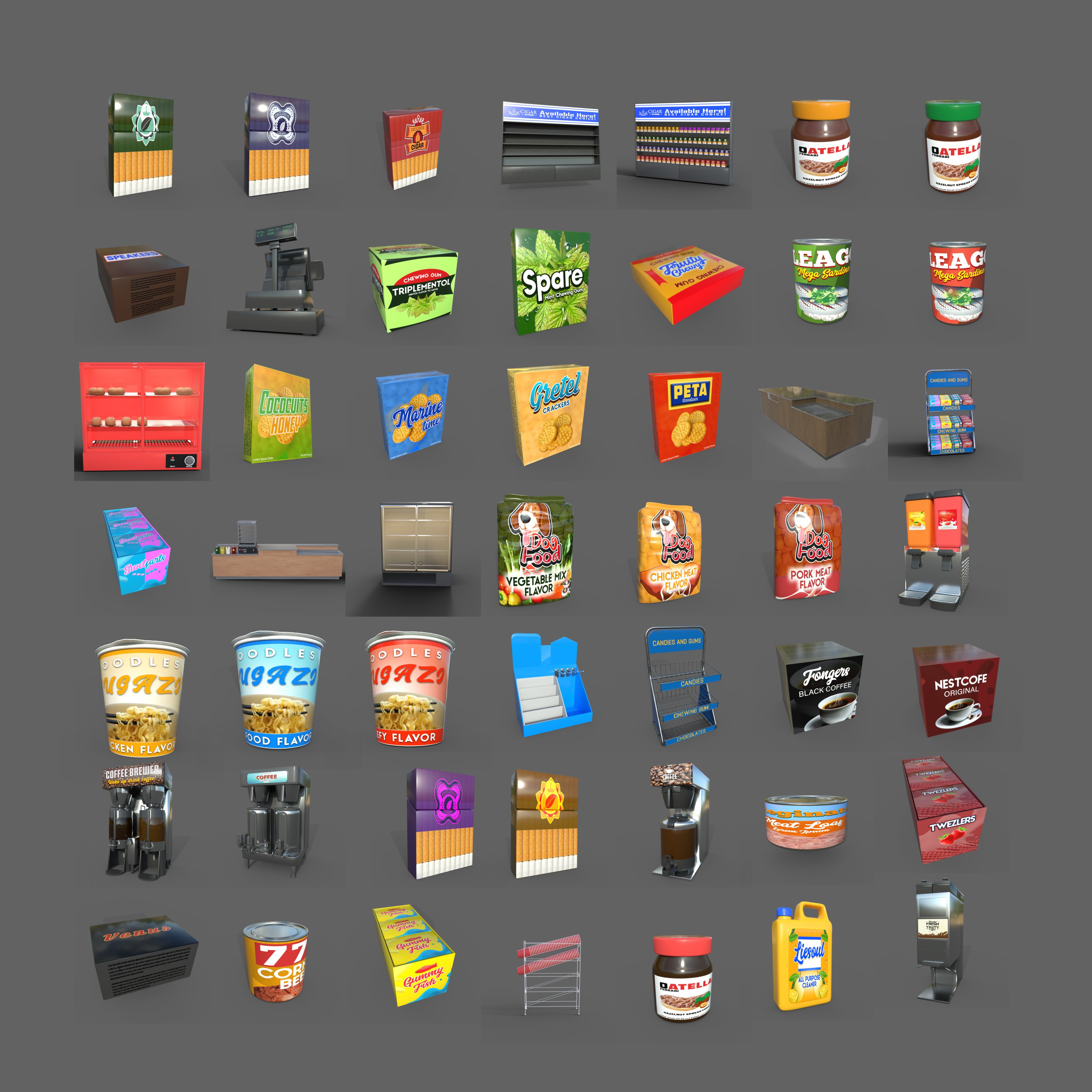 FG Convenience Store | Daz 3D