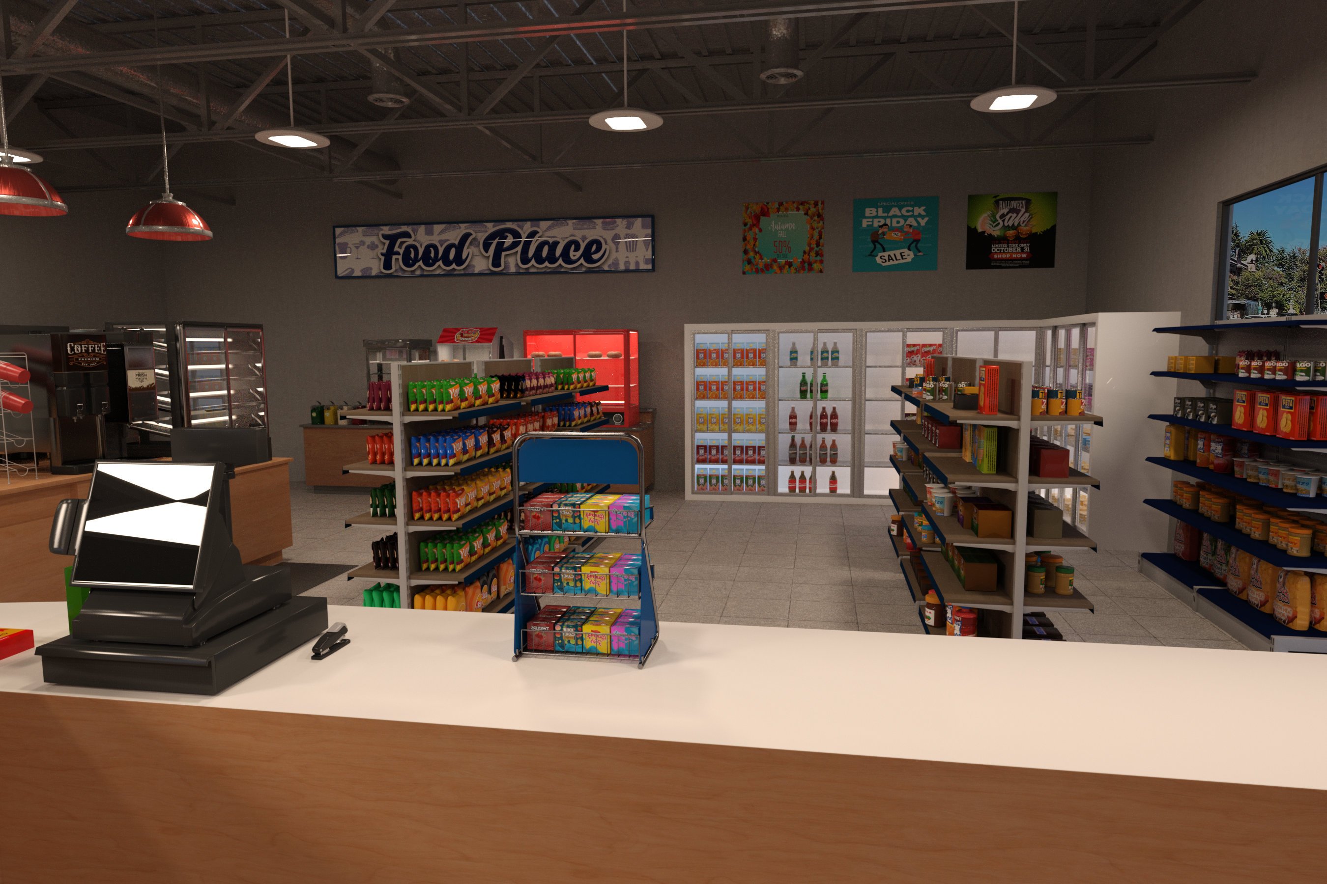 FG Convenience Store | Daz 3D
