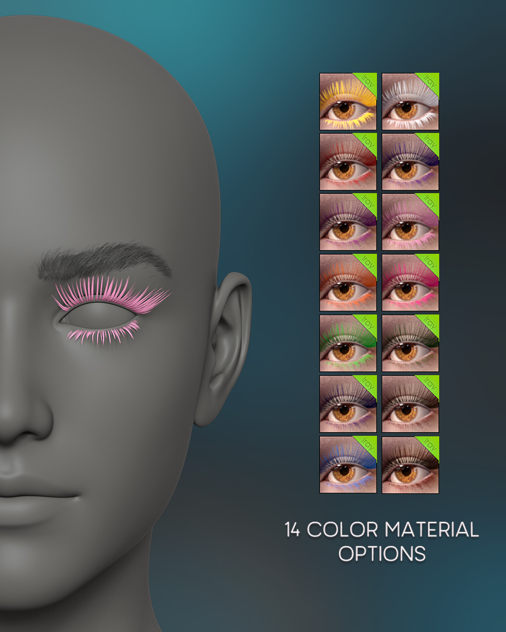 TM Everyday Lashes MR for Genesis 8.1 Female | Daz 3D