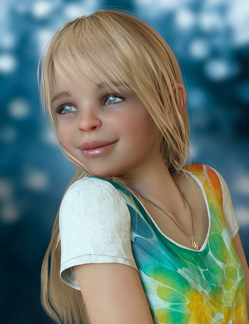 Jordan Hair for Genesis 8 Females | Daz 3D