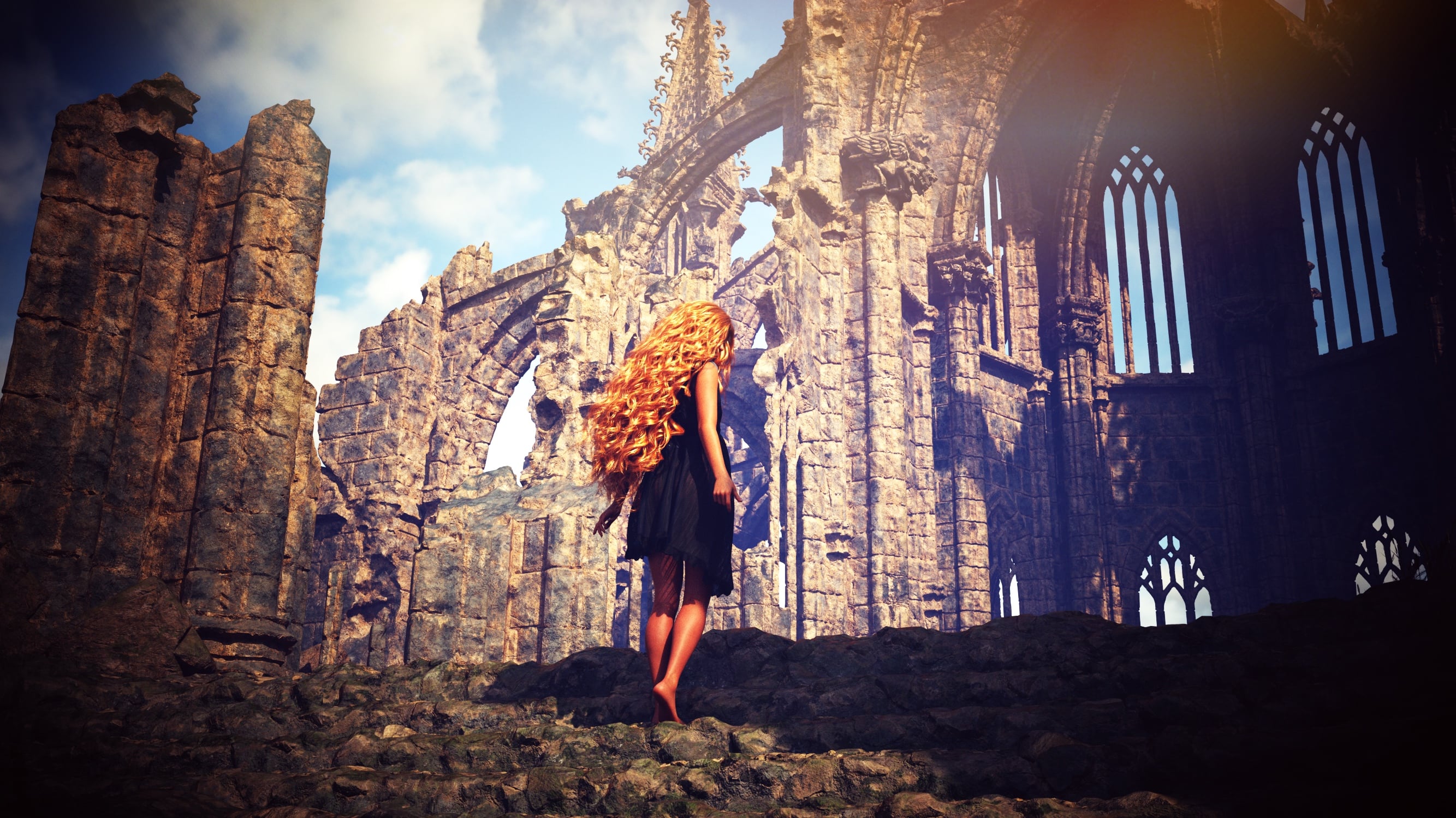 Ancient Legends - Gothic Cathedral Ruins | Daz 3D