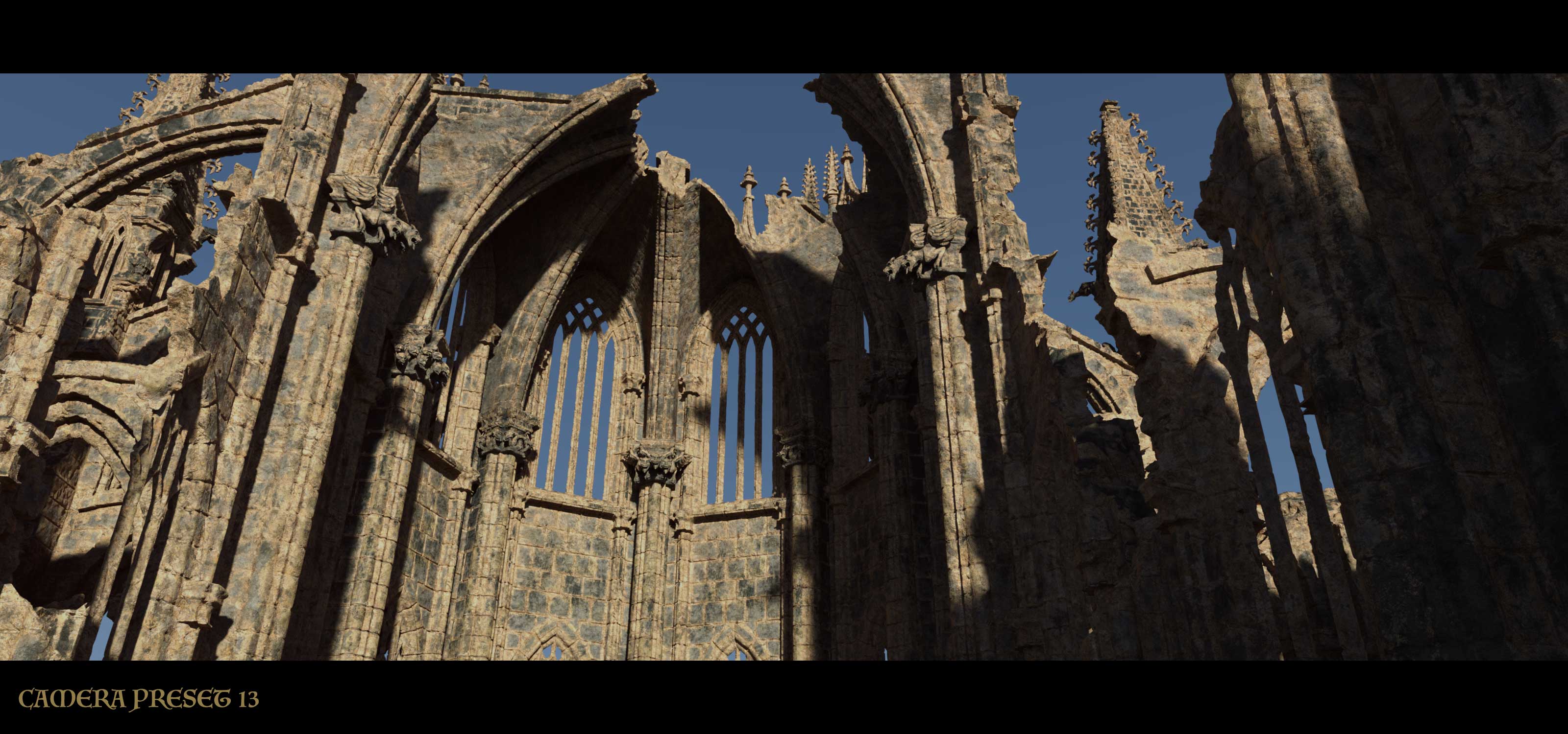 Ancient Legends - Gothic Cathedral Ruins | Daz 3D