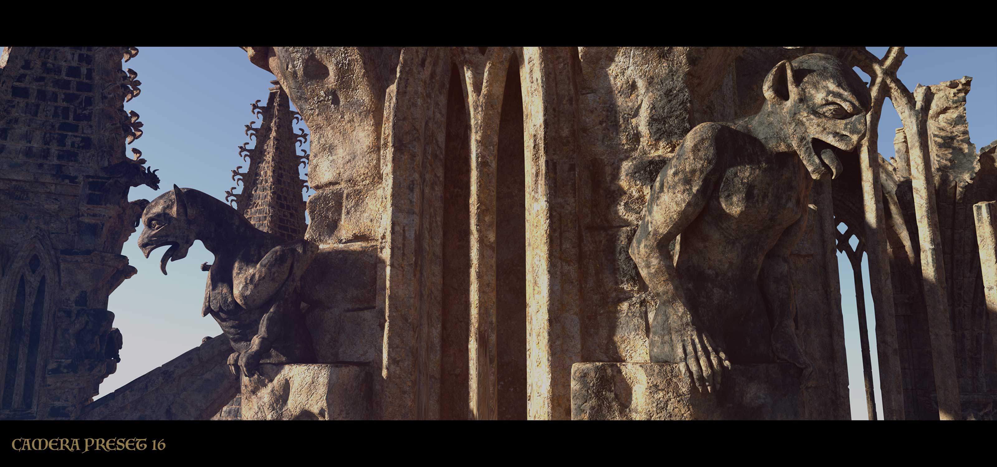 Ancient Legends - Gothic Cathedral Ruins | Daz 3D