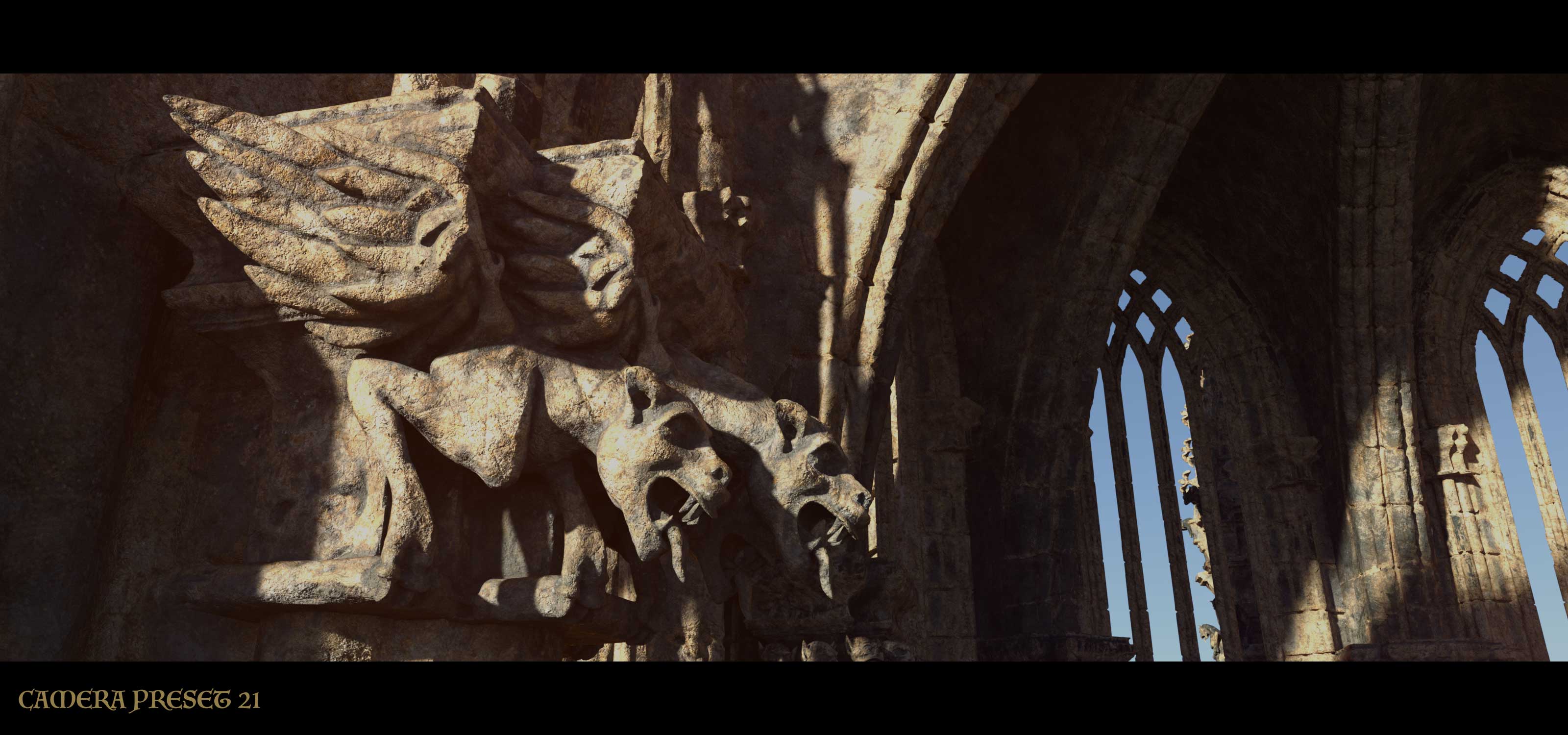 Ancient Legends - Gothic Cathedral Ruins | Daz 3D