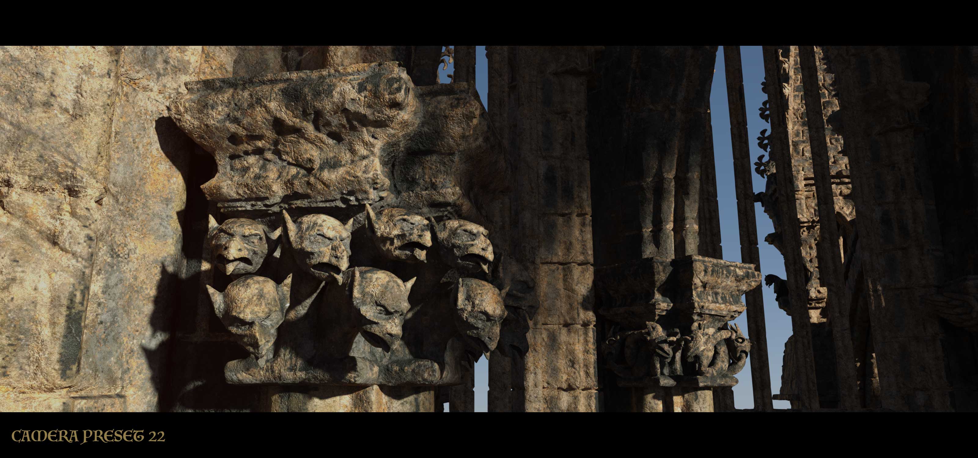 Ancient Legends - Gothic Cathedral Ruins | Daz 3D