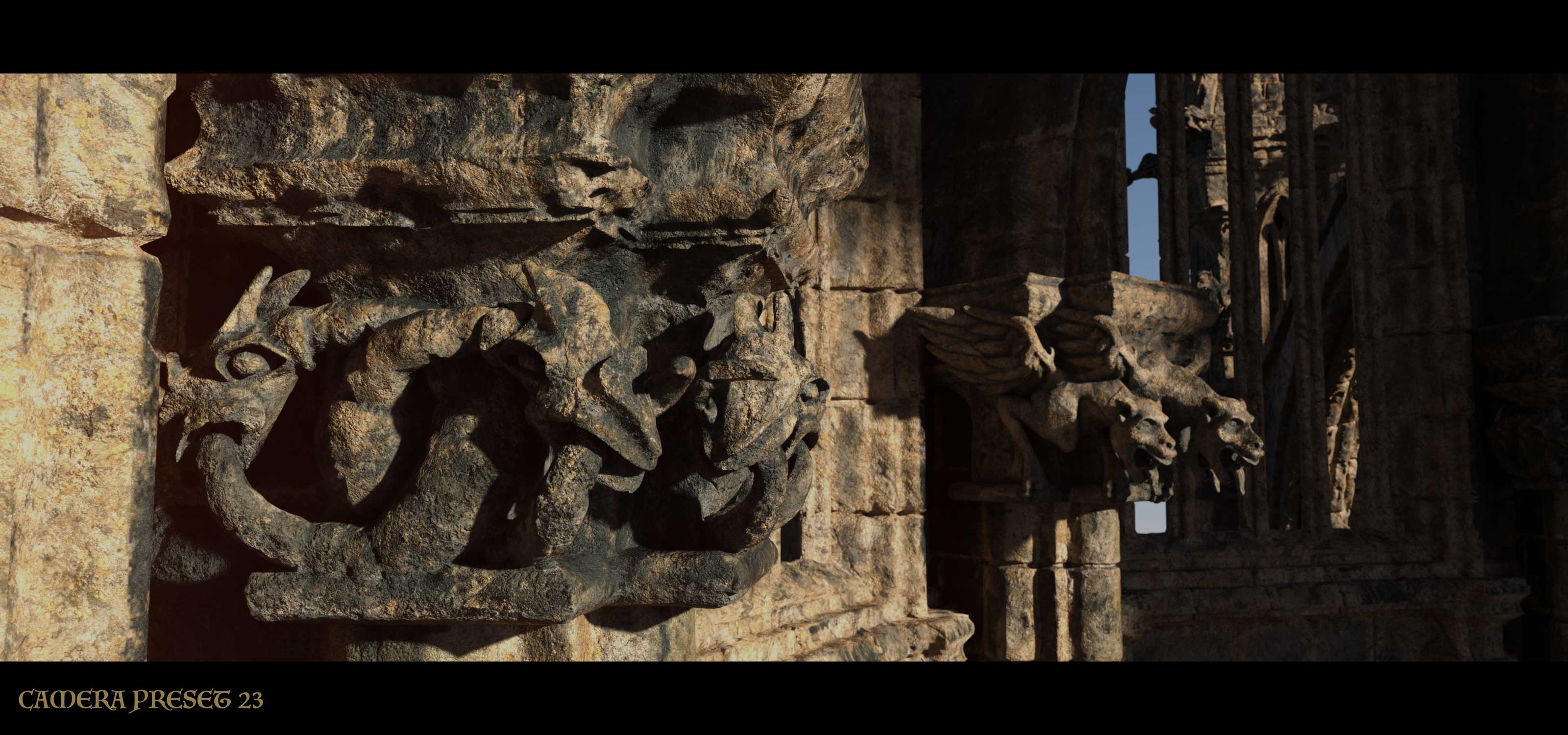 Ancient Legends - Gothic Cathedral Ruins | Daz 3D