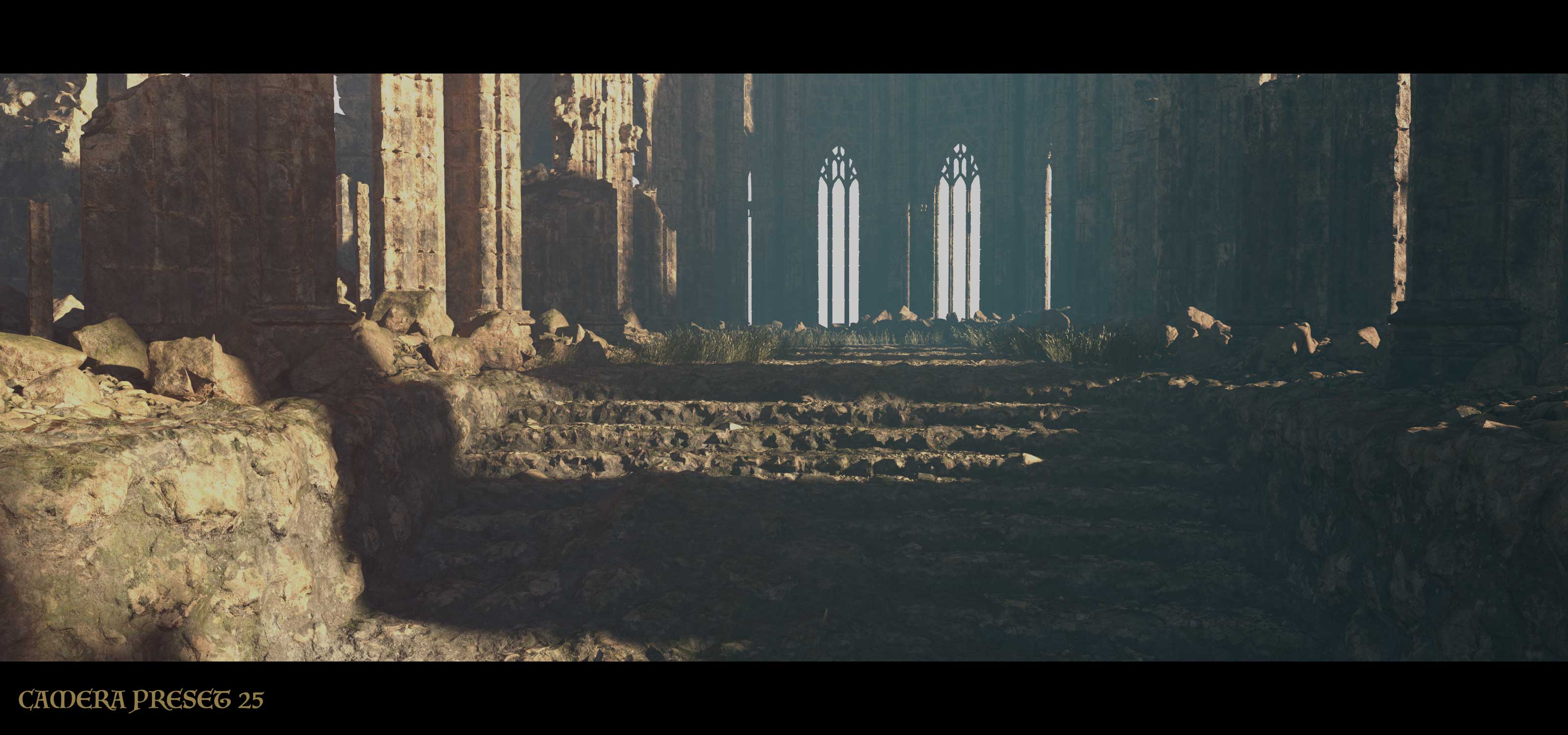 Ancient Legends - Gothic Cathedral Ruins | Daz 3D