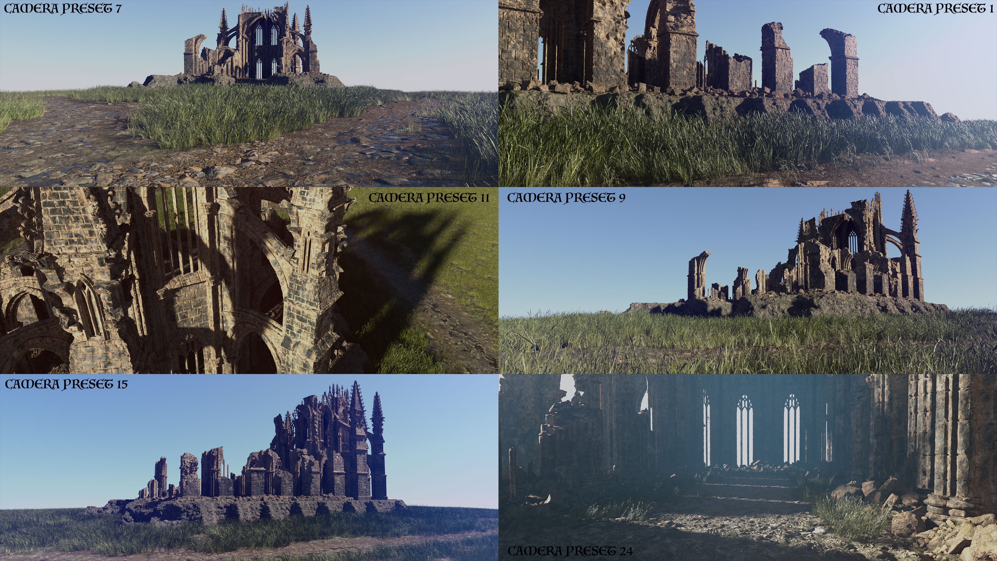 Ancient Legends - Gothic Cathedral Ruins | Daz 3D