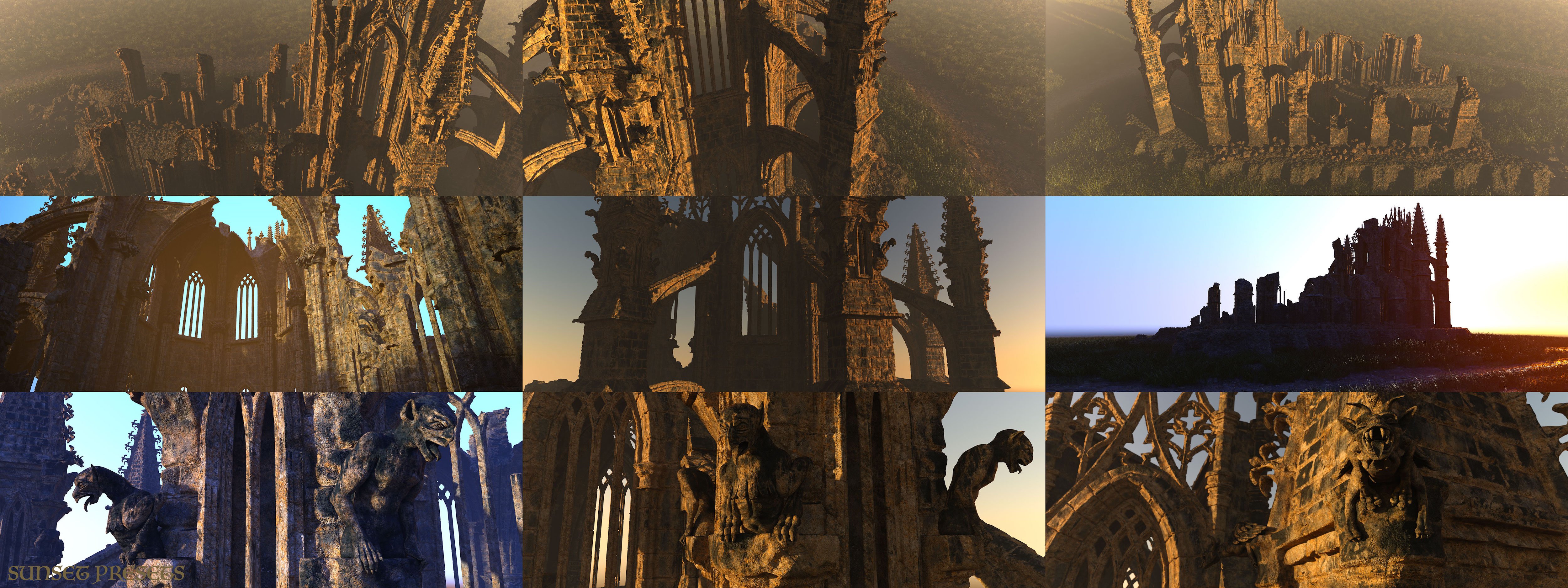 Ancient Legends - Gothic Cathedral Ruins | Daz 3D